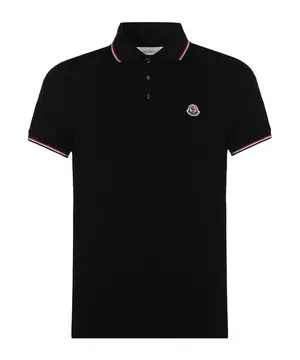 Moncler Logo Short Sleeve Polo Shirt