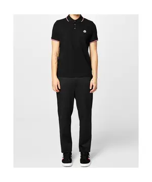 Moncler Logo Short Sleeve Polo Shirt