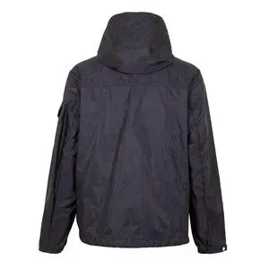 Moncler Hooded Windbreaker With Logo Patch