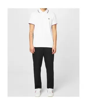 Moncler Logo Short Sleeve Polo Shirt