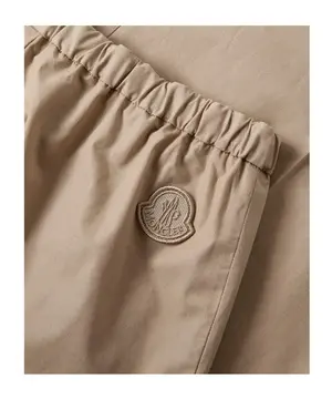 Moncler Elasticated Waist Wide-leg Trousers - Nude