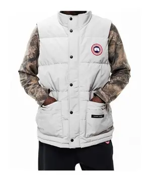 Canada Goose Puffer Vest With Logo Patch
