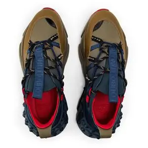CHRISTIAN LOUBOUTIN Trail Runners With Stud Detailing - Blue