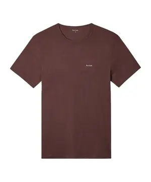 Paul Smith Logo Crew Neck T-shirt - Red