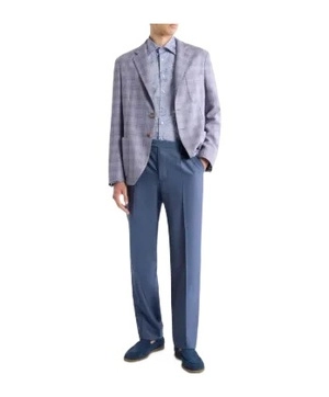 Etro Checked Single-breasted Blazer