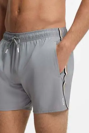 Hugo Boss Elastic-waist Swim Trunks