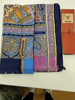 Etro Patterned Cashmere-blend Scarf