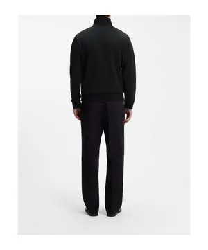 Hugo Boss Half-zip Micro-textured Sweatshirt