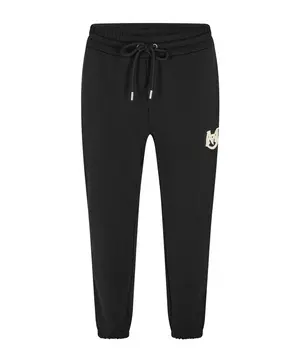 Moncler Cotton-blend Jogger Pants - Black