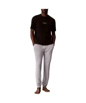 Calvin Klein Crew-neck Short-sleeve T-shirt - Black