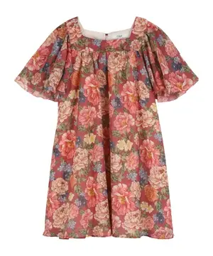 Chloé Floral Print Midi Dress