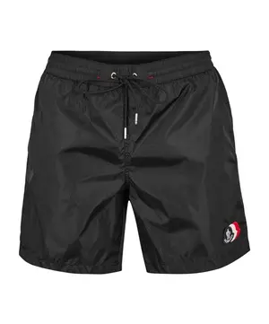 Moncler Comfortable Swim Trunks - Black