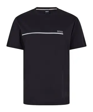 Hugo Boss Logo Short-sleeved T-shirt - Black