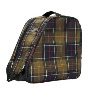 Barbour Checkered Equestrian Boot Bag