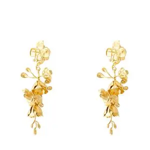 Chloé Flower-shaped Earrings - Yellow