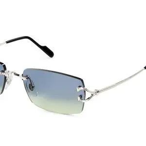 Cartier Rimless Rectangular Sunglasses