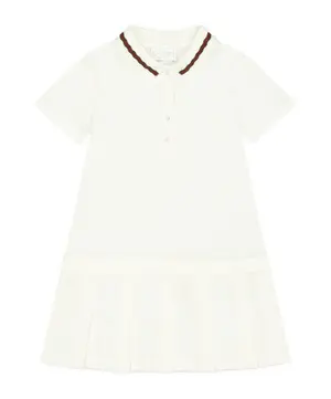 Gucci Collared Pleated Dress