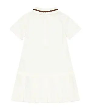 Gucci Collared Pleated Dress