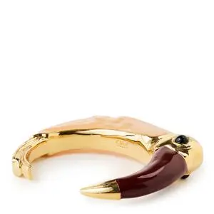 Chloé Sculptural Shaped Bangle Bracelet - Yellow