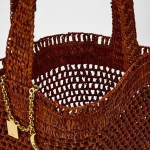 Chloé Raffia Tote Bag