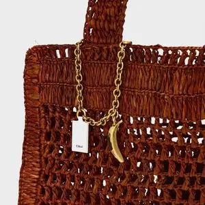 Chloé Raffia Tote Bag