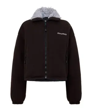 Miu Miu Solid Color Jackets - Black