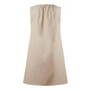 Miu Miu Panama Mini Dress - Nude