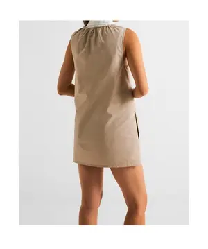 Miu Miu Panama Mini Dress - Nude