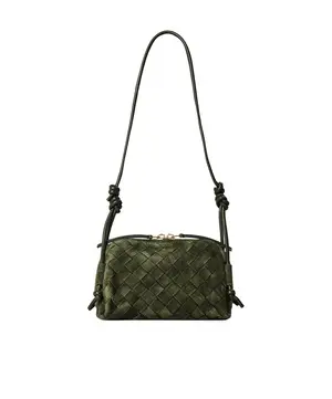 Bottega Veneta Simple Crossbody Bag - Green
