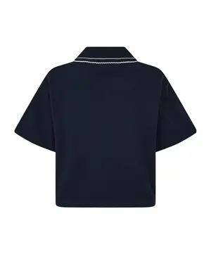 Miu Miu Cropped Short Sleeve Polo