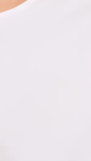 Tibi Eco Poplin Side Drape Top