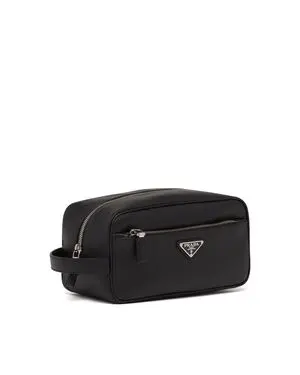 Prada Saffiano Leather Travel Pouch