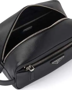 Prada Saffiano Leather Travel Pouch