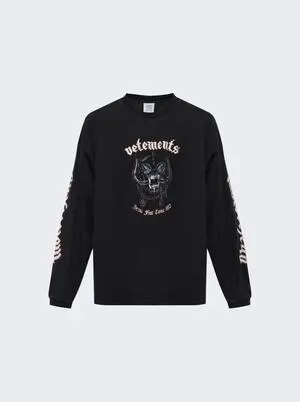 Vetements X Motorhead Tour Longsleeve Washed - Black