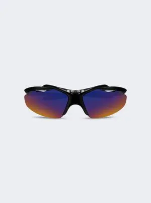 Balenciaga Turbo D-frame Sunglasses - Black