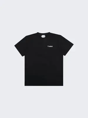 Vetements Definition Oversized Tee Washed - Black