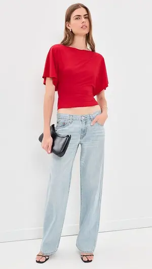 REFORMATION Avery Knit Top