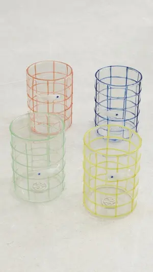 Jonathan Adler Amalfi Hand Blown Glassware Set