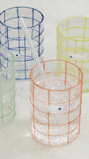 Jonathan Adler Amalfi Hand Blown Glassware Set