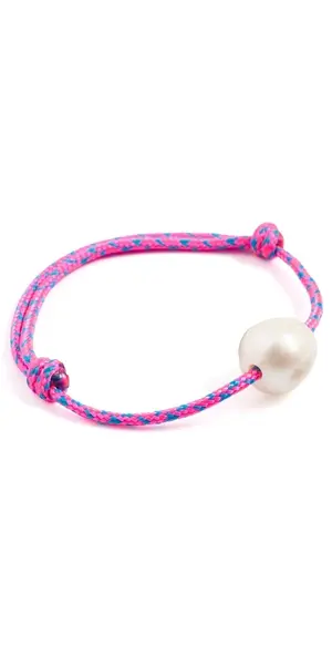 Zoe Chicco Baroque Pearl Paracord Bracelet - Multi