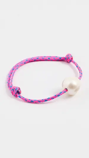 Zoe Chicco Baroque Pearl Paracord Bracelet