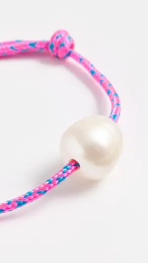 Zoe Chicco Baroque Pearl Paracord Bracelet