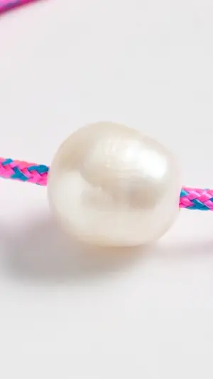 Zoe Chicco Baroque Pearl Paracord Bracelet