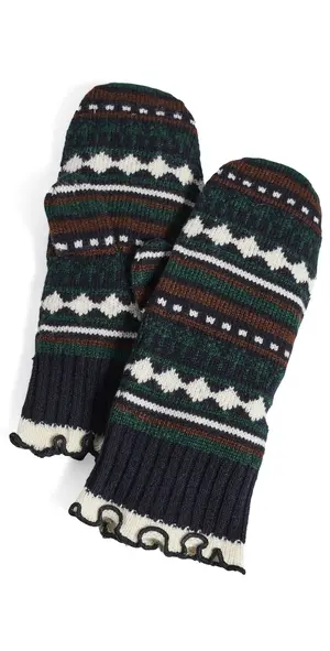 Sea Patton Knit Mittens