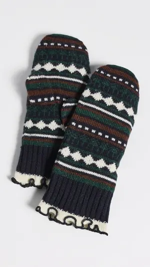 Sea Patton Knit Mittens