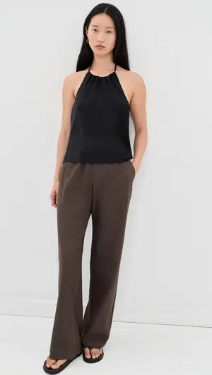 Donni. The Silk Halter Top