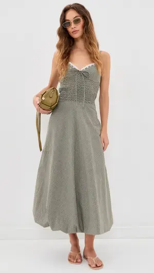 HOUSE OF SUNNY Gingham Balloon Cami Dress