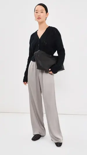 Sablyn Jolie Cropped Cashmere Cable Cardigan