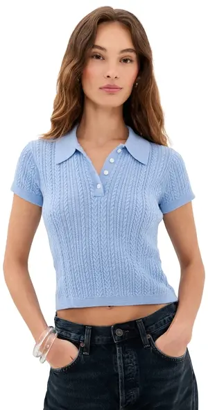 Good American The Micro Cable Polo
