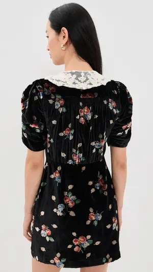 Sea Leda Velvet Mini Dress